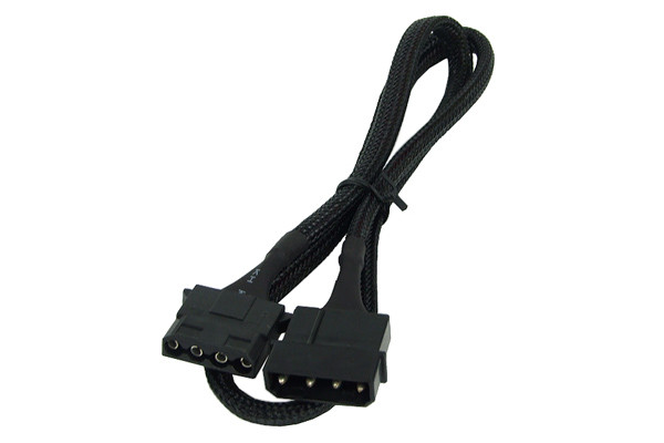 4Pin Molex power extension 60cm - black - Phobya - Tuning & Cables ...