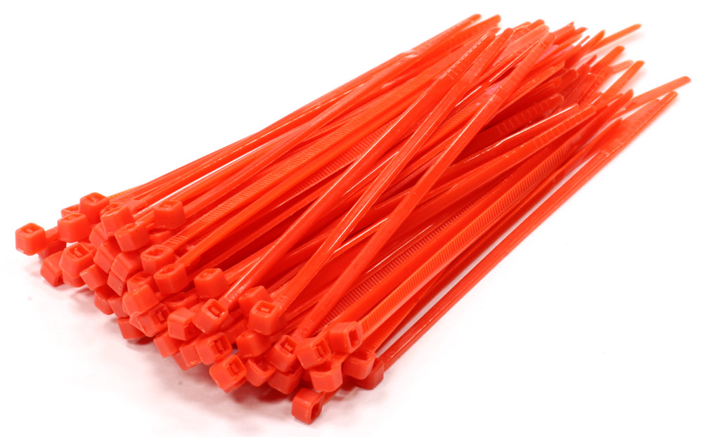 Serre fil plastique Orange 20cm (Lot de 10) - DocMicro - Tuning & Câble ...