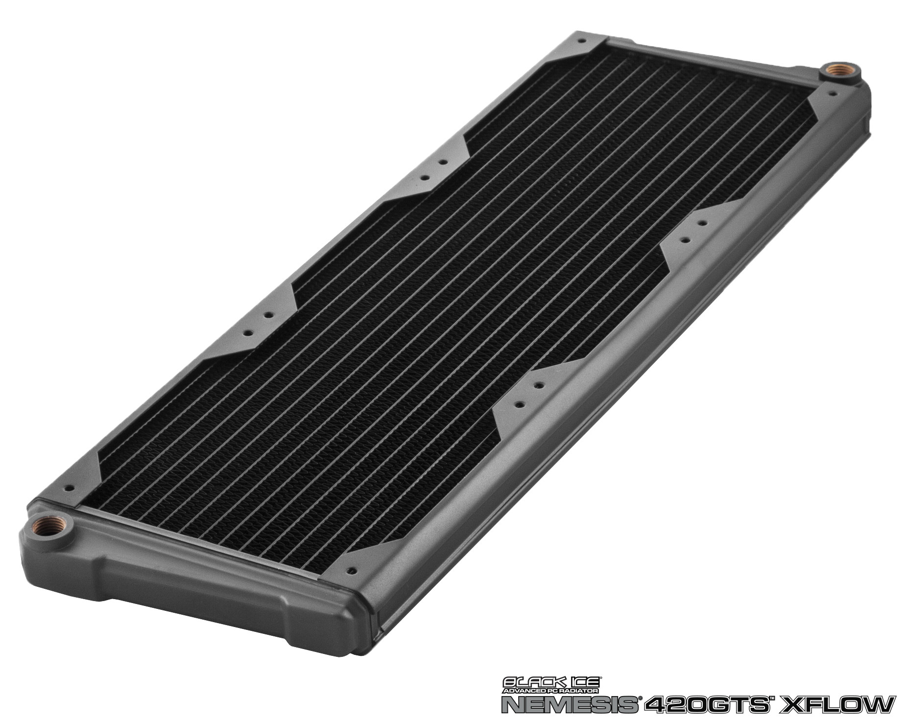 Black Ice Nemesis Radiator GTS 420 XFlow - Black - Hardware Labs ...