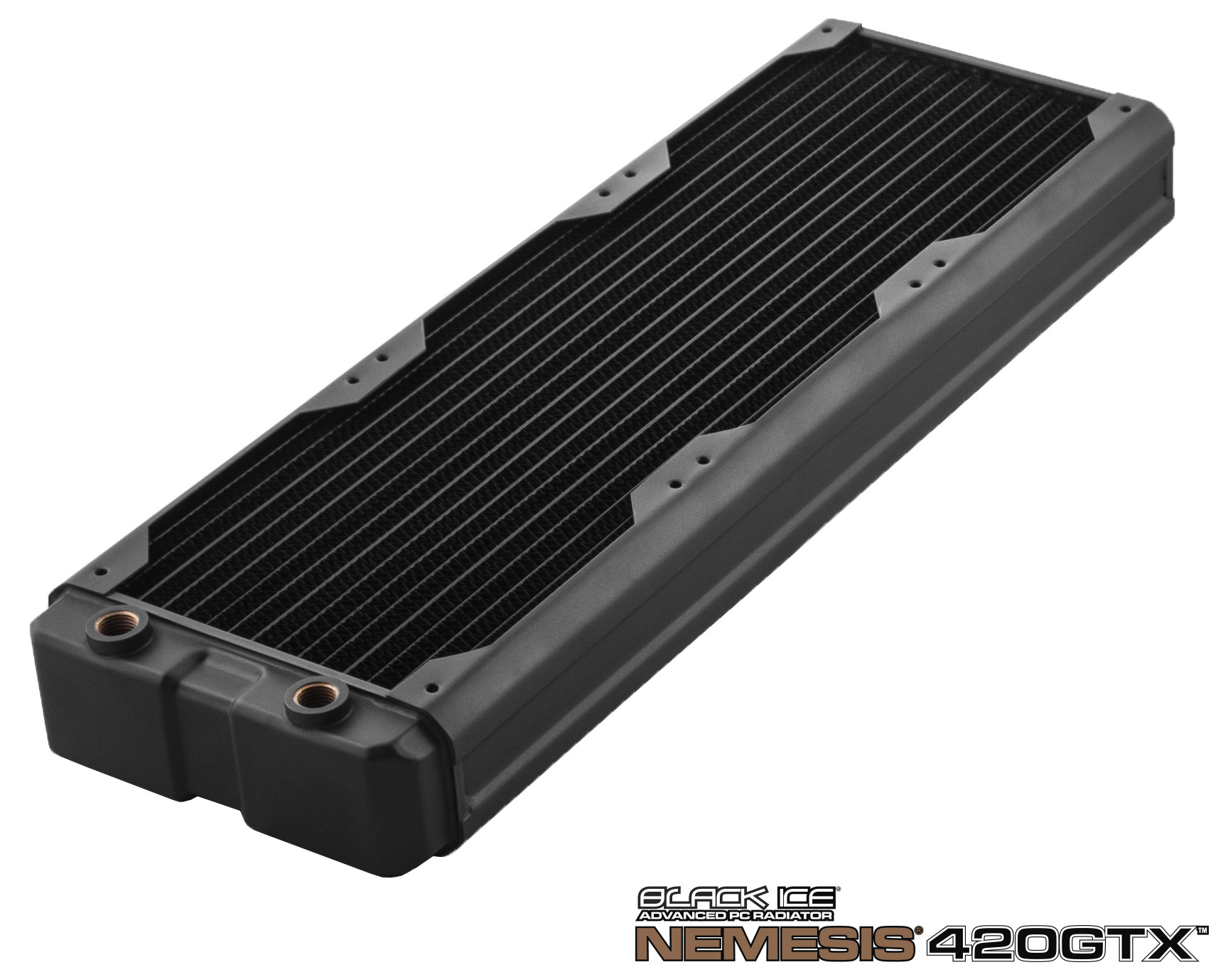 Black Ice Nemesis GTX 420 Radiator - Black - Hardware Labs - Radiators ...