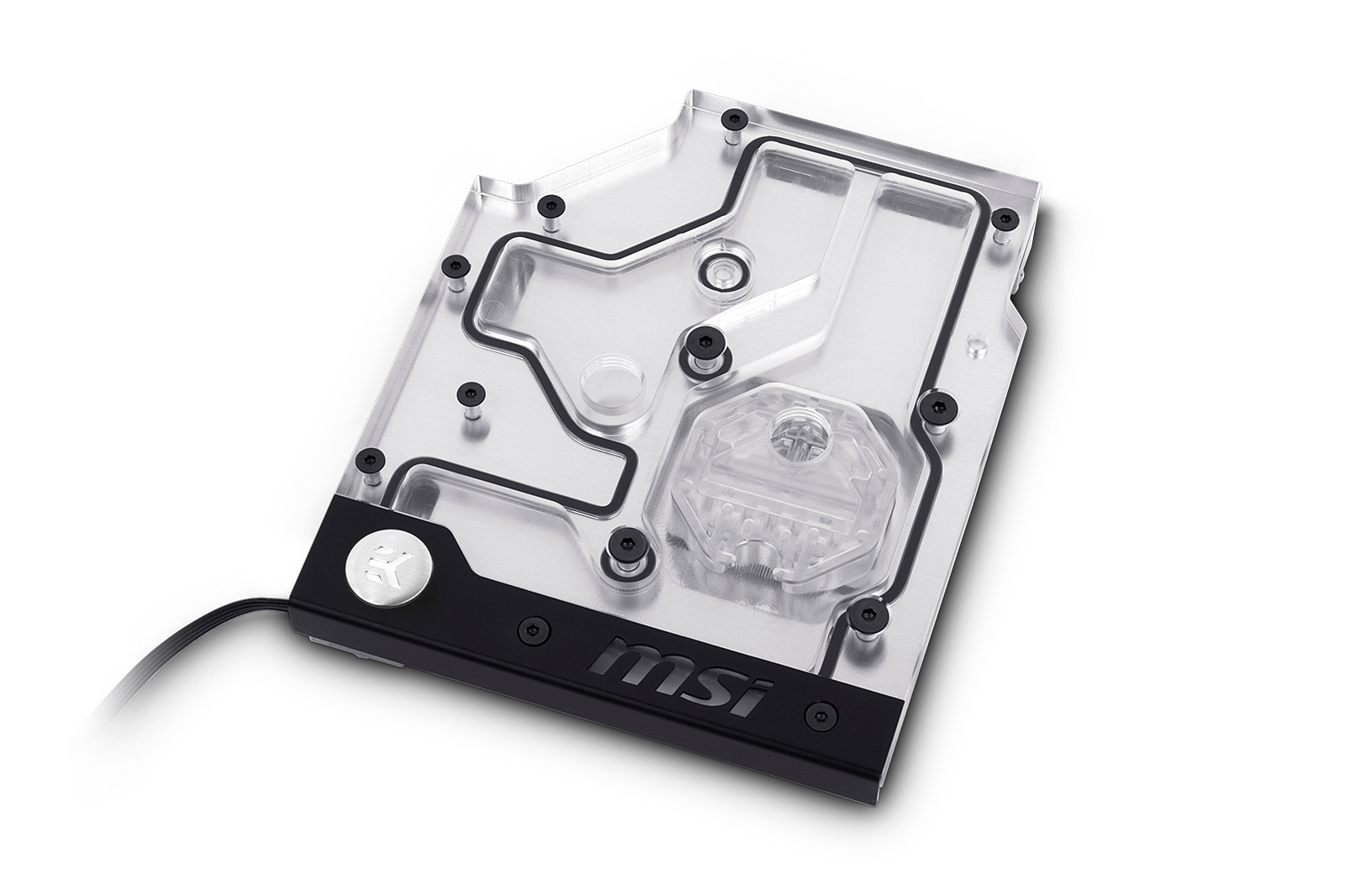 WaterBlock CPU & Mosfets EK-FB MSI X370 XPower Monoblock RGB - Nickel ...