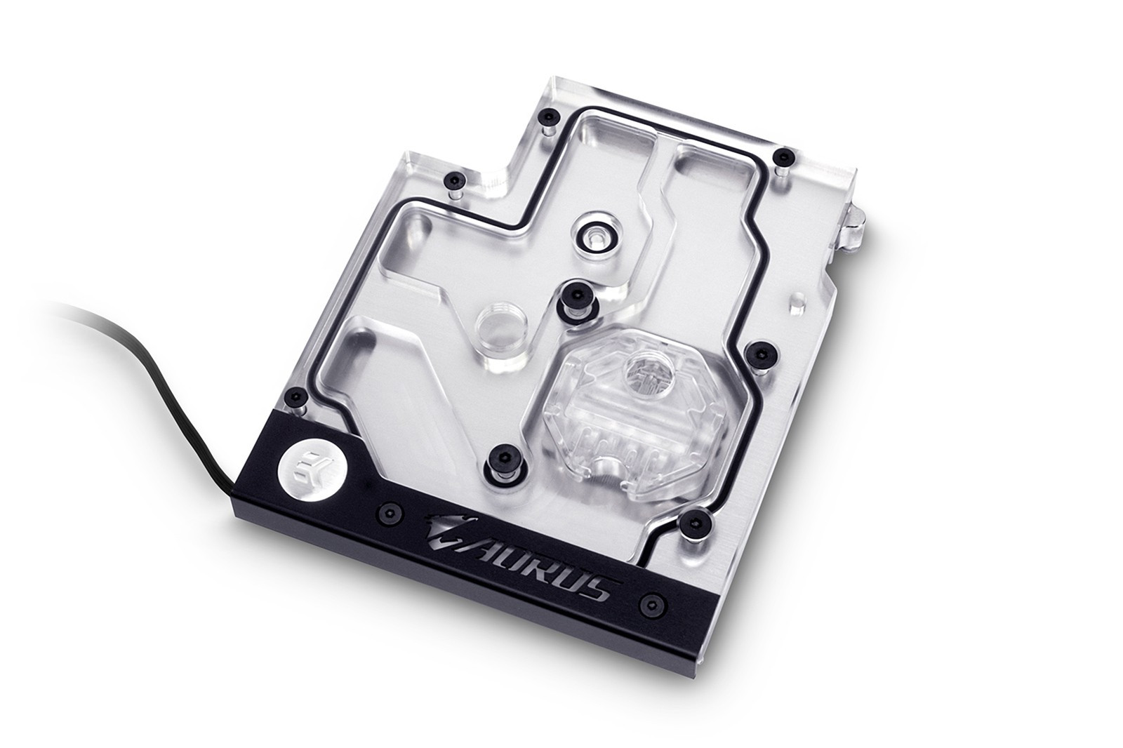 WaterBlock CPU & Mosfets EK-FB GA AX370 Gaming RGB Monoblock - Nickel ...