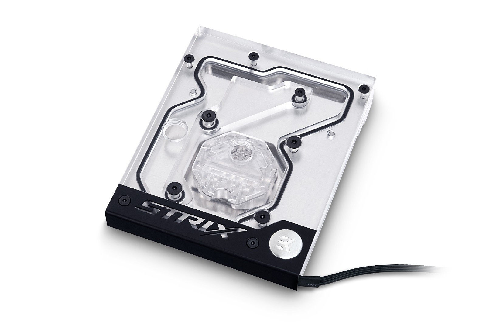 WaterBlock CPU & Mosfets EK-FB ASUS Strix X299-E RGB Monoblock - Nickel ...