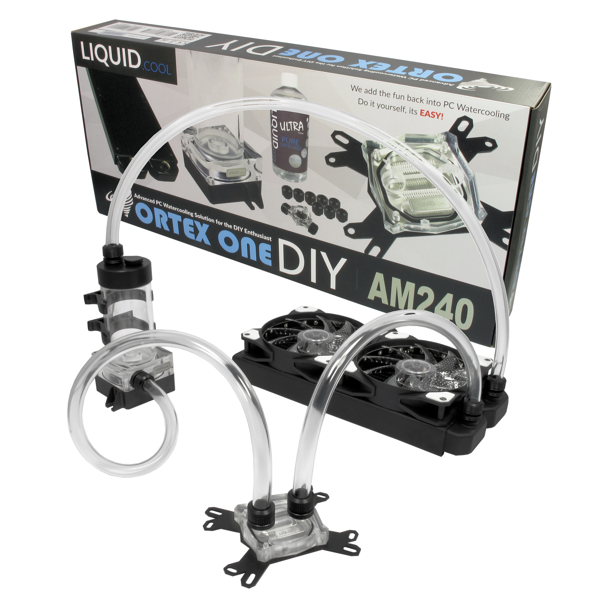 Kit Watercooling Complet Vortex One Advanced DIY 240 - Liquid.Cool ...