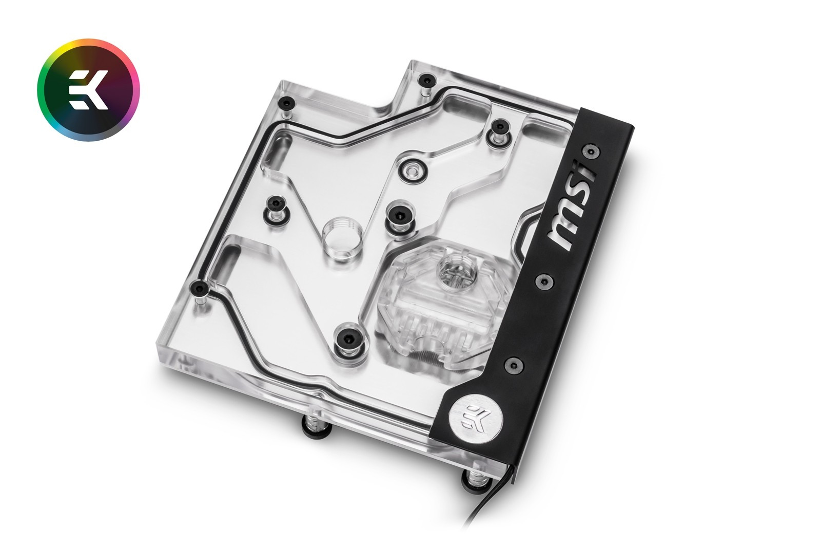WaterBlock CPU & Mosfets EK-FB MSI X470 Pro Carbon Monoblock RGB ...