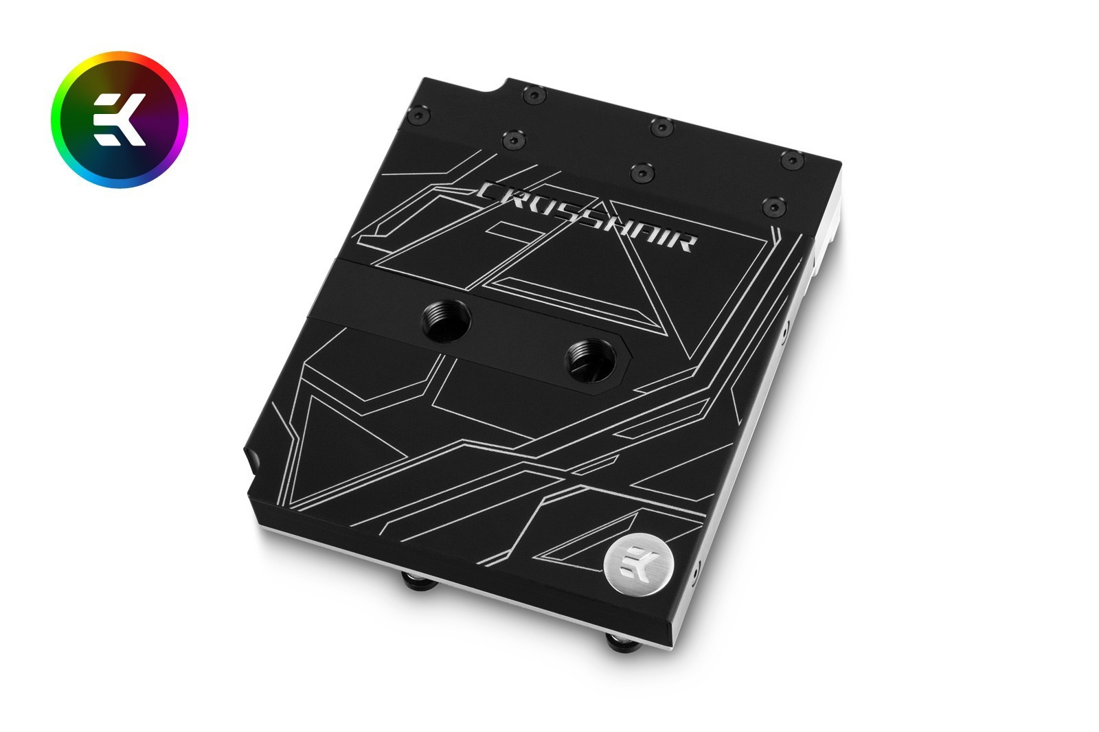 WaterBlock CPU & Mosfets EK-FB ASUS C6H RGB Monoblock - Nickel / Acetal ...