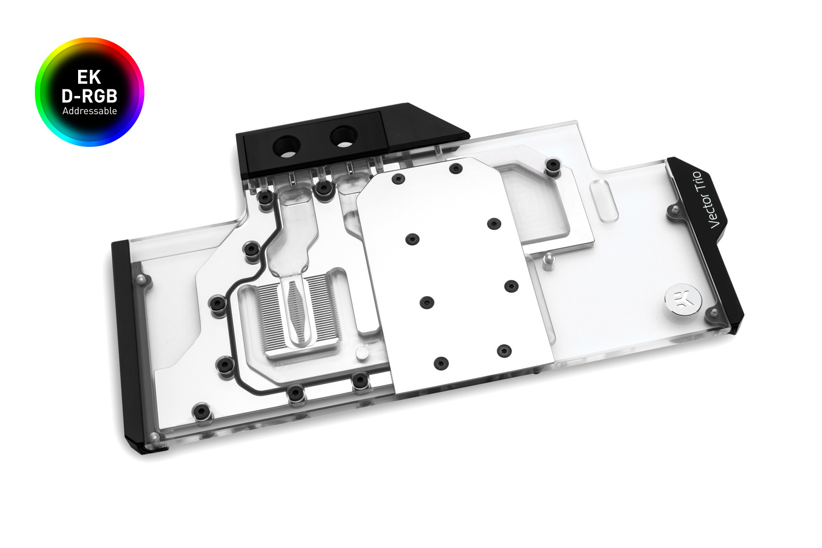 WaterBlock VGA EK-Quantum Vector Trio RTX 2080 D-RGB - Nickel / Plexi ...