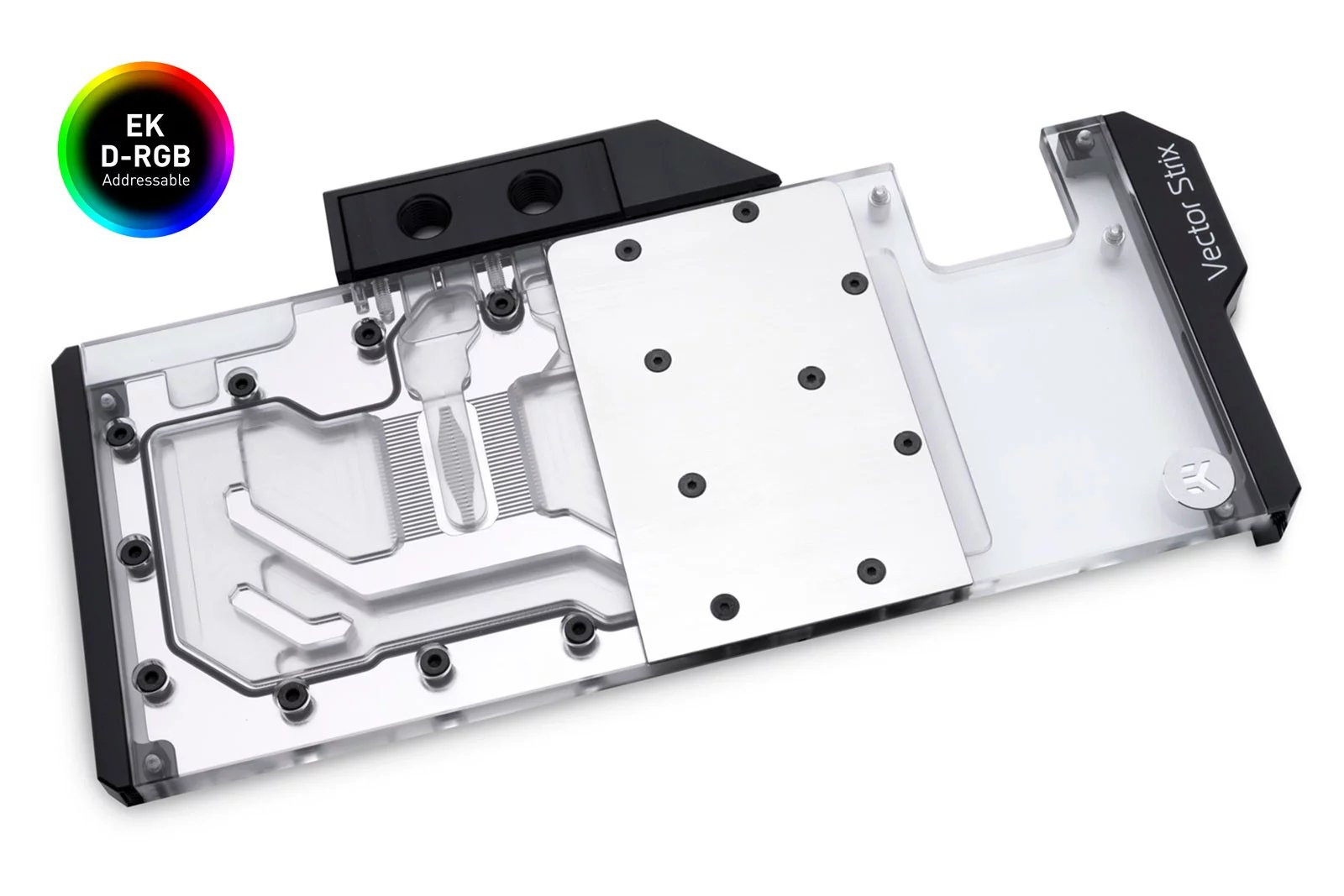 WaterBlock VGA EK-Quantum Vector Strix RTX 2080 Ti D-RGB - Nickel ...