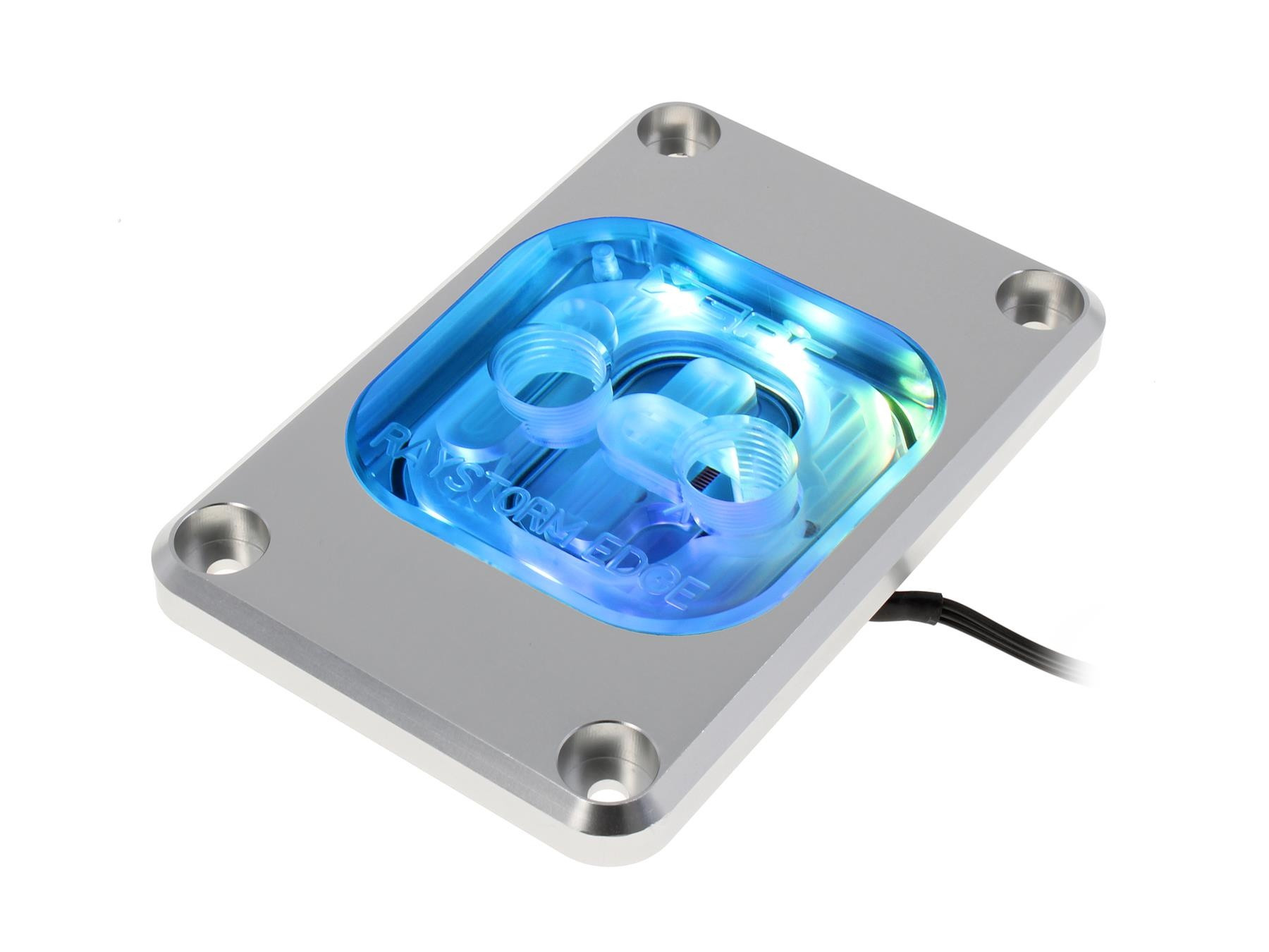 RayStorm EDGE aRGB CPU Waterblock AMD AM4 & AM5 - Silver - XSPC ...