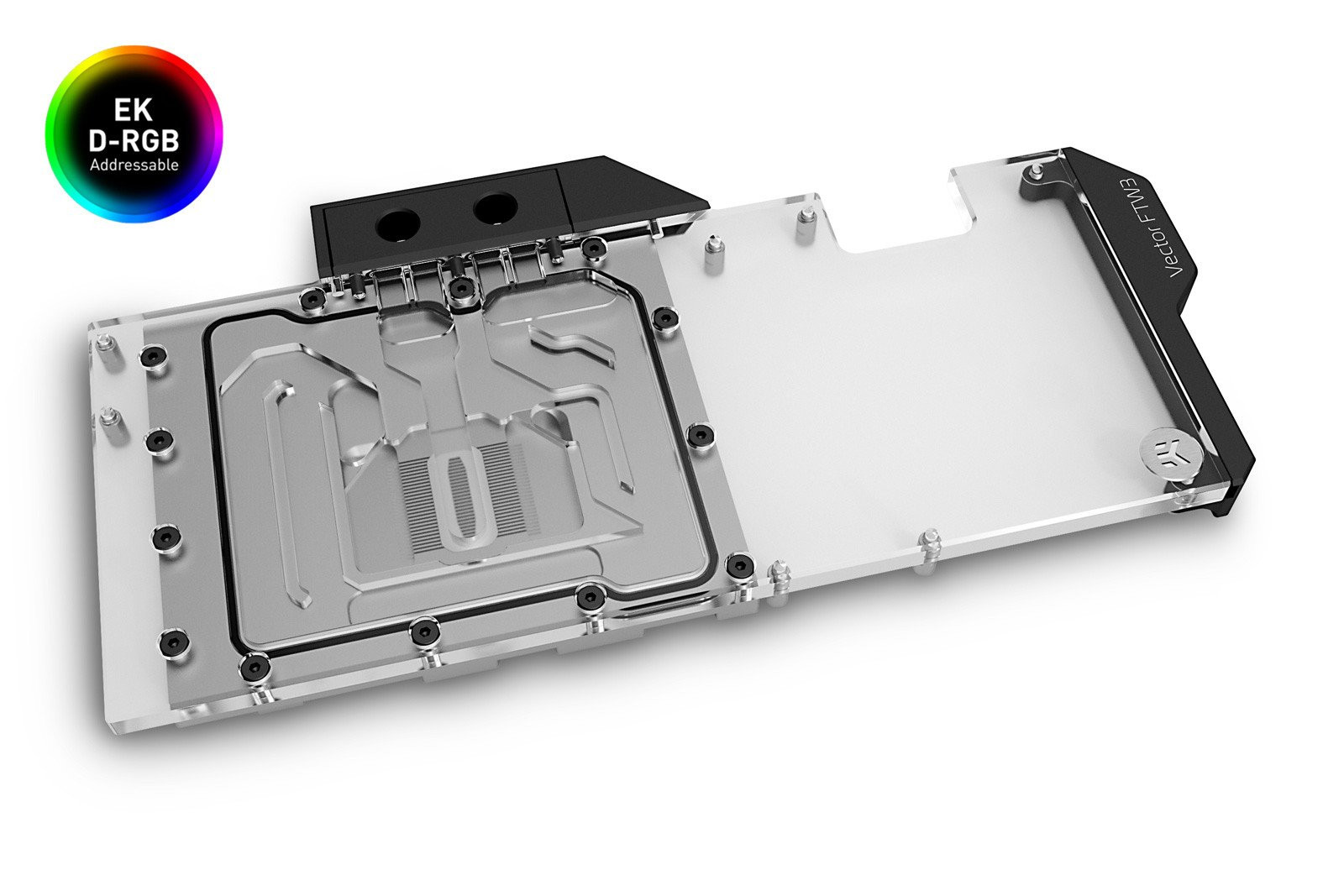 Waterblock VGA EK-Quantum Vector FTW3 RTX 3070 Ti D-RGB - Nickel ...
