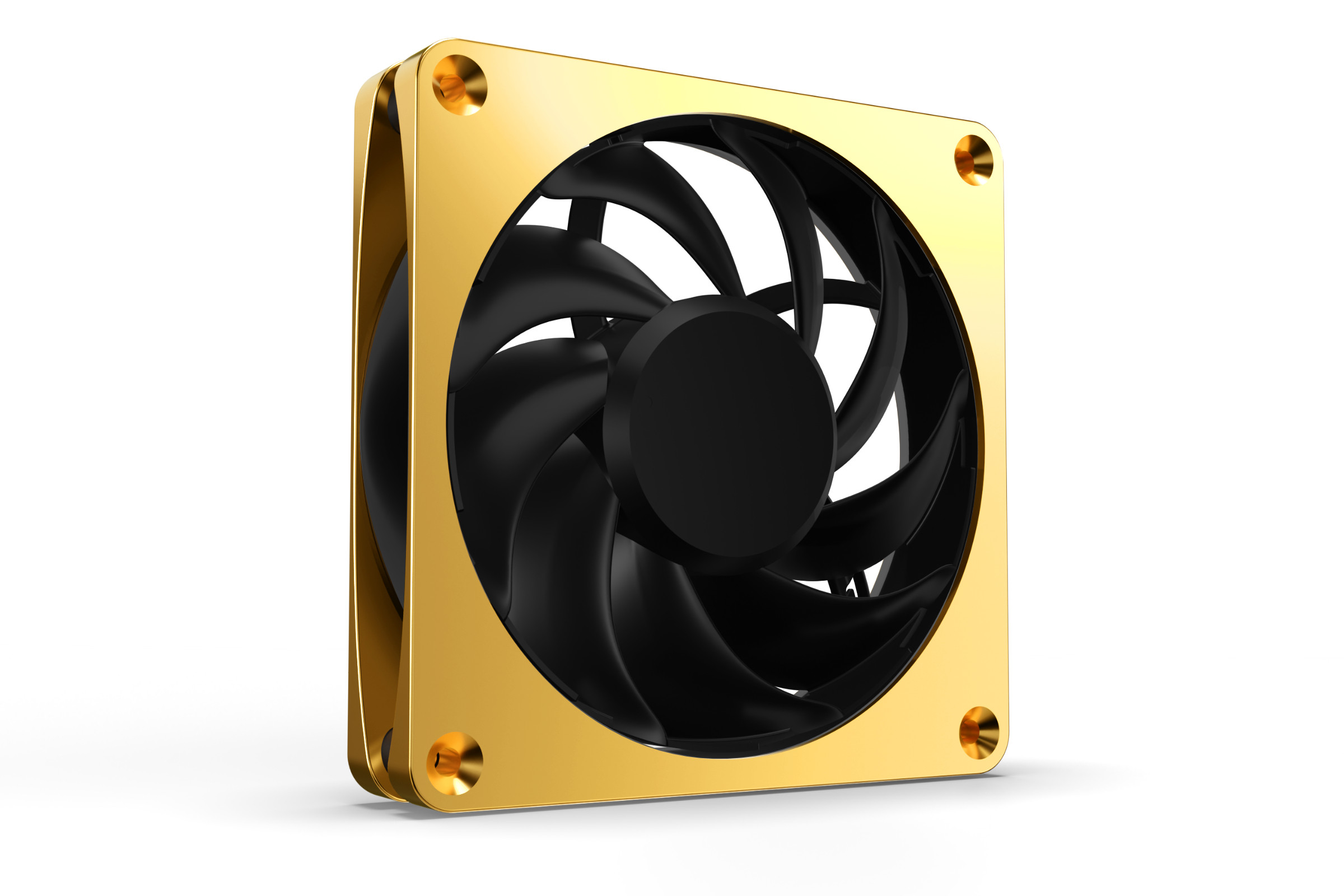 Apex Stealth Metal fan 2000rpm gold (120x120x25mm) - Alphacool ...