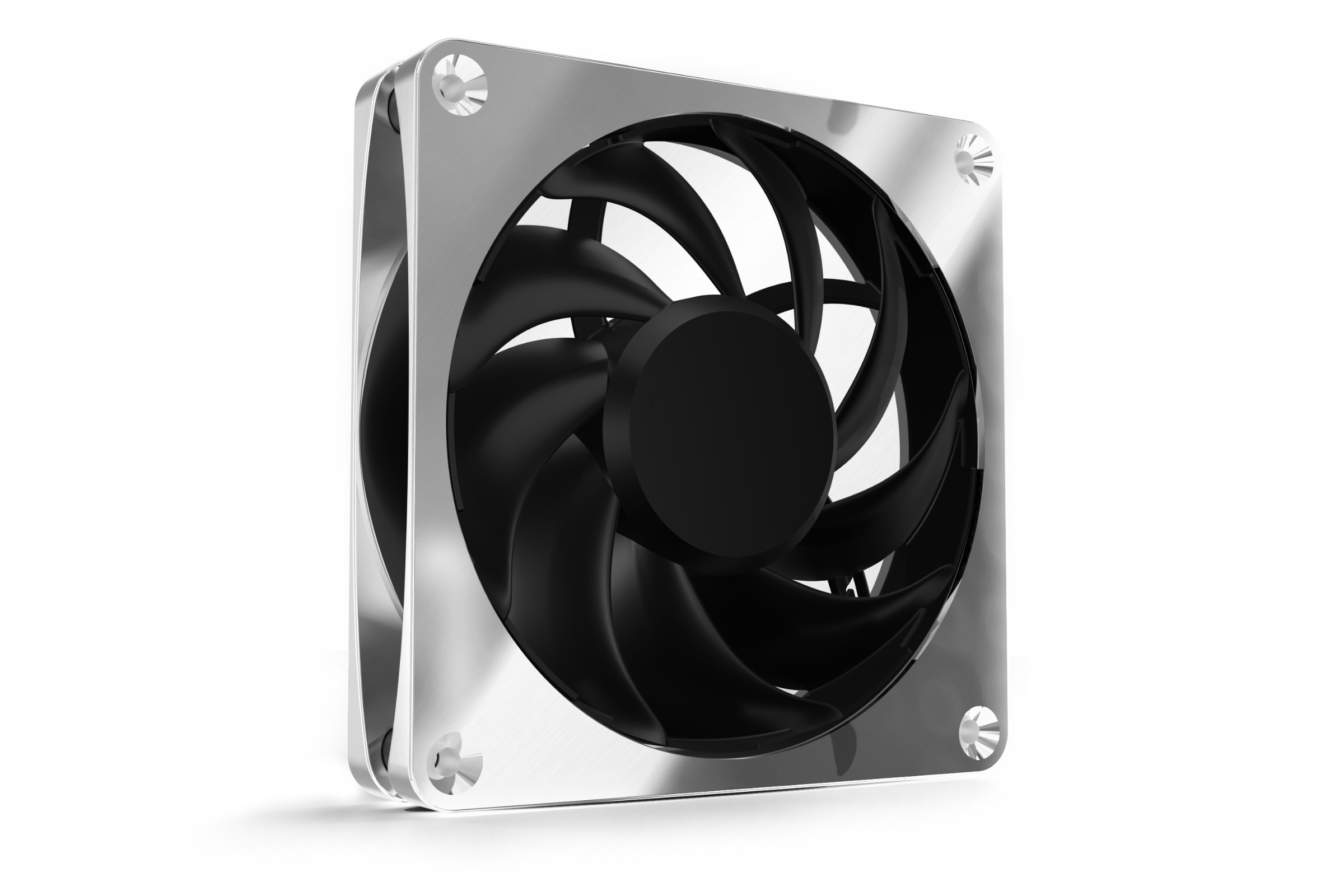 Apex Stealth Metal fan 3000rpm chrome (120x120x25mm) - Alphacool ...