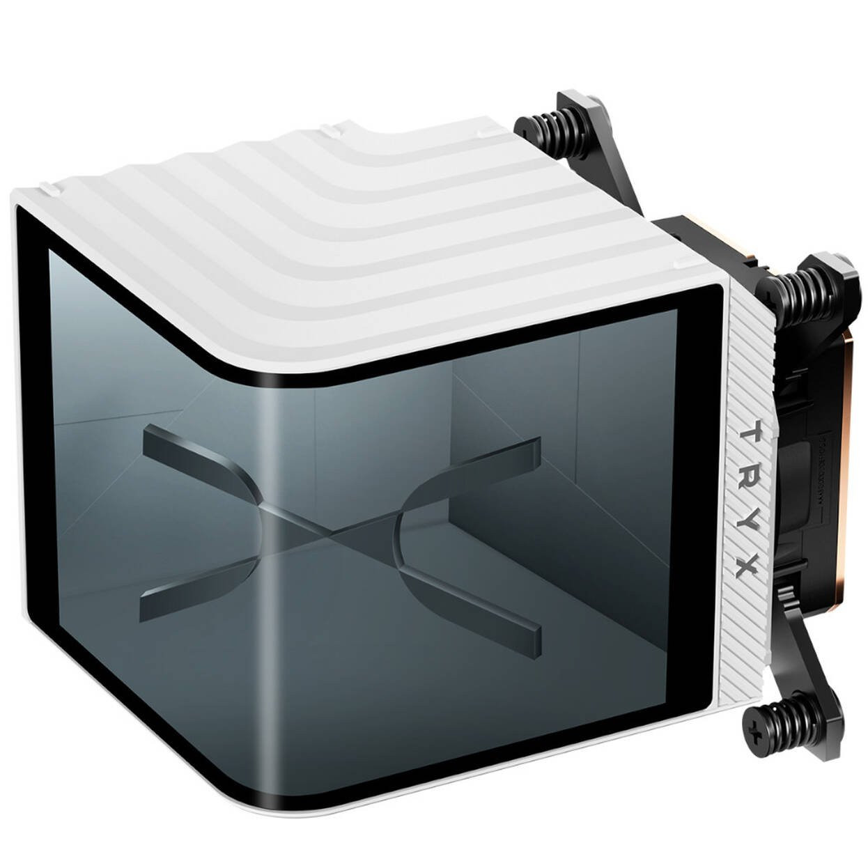 Waterblock CPU Panorama, AMOLED Display, Socket Intel & AMD - Blanc ...