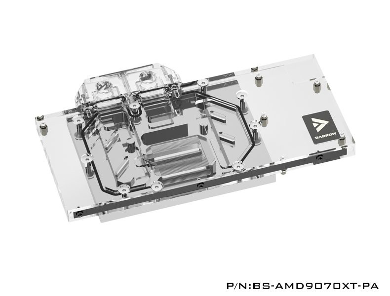 Asrock RX9070XT Taichi 16Gb OC full cover GPU water block BS-AMD9070XT ...