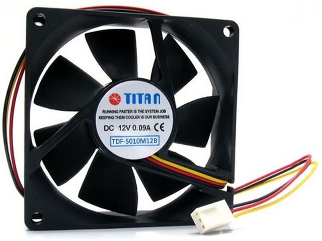 Fan 50x50x10 TFD-5010M12B 8.63CFM, 23dB, 3pins molex connector - Titan ...