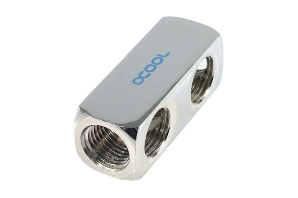 HF connection terminal 5-way G1/4'' inner thread - chrome - Alphacool ...