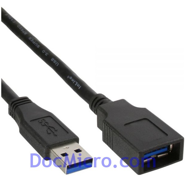 Rallonge USB 3.0 - 3 mètre - USB type A Mâle Femelle - DocMicro ...