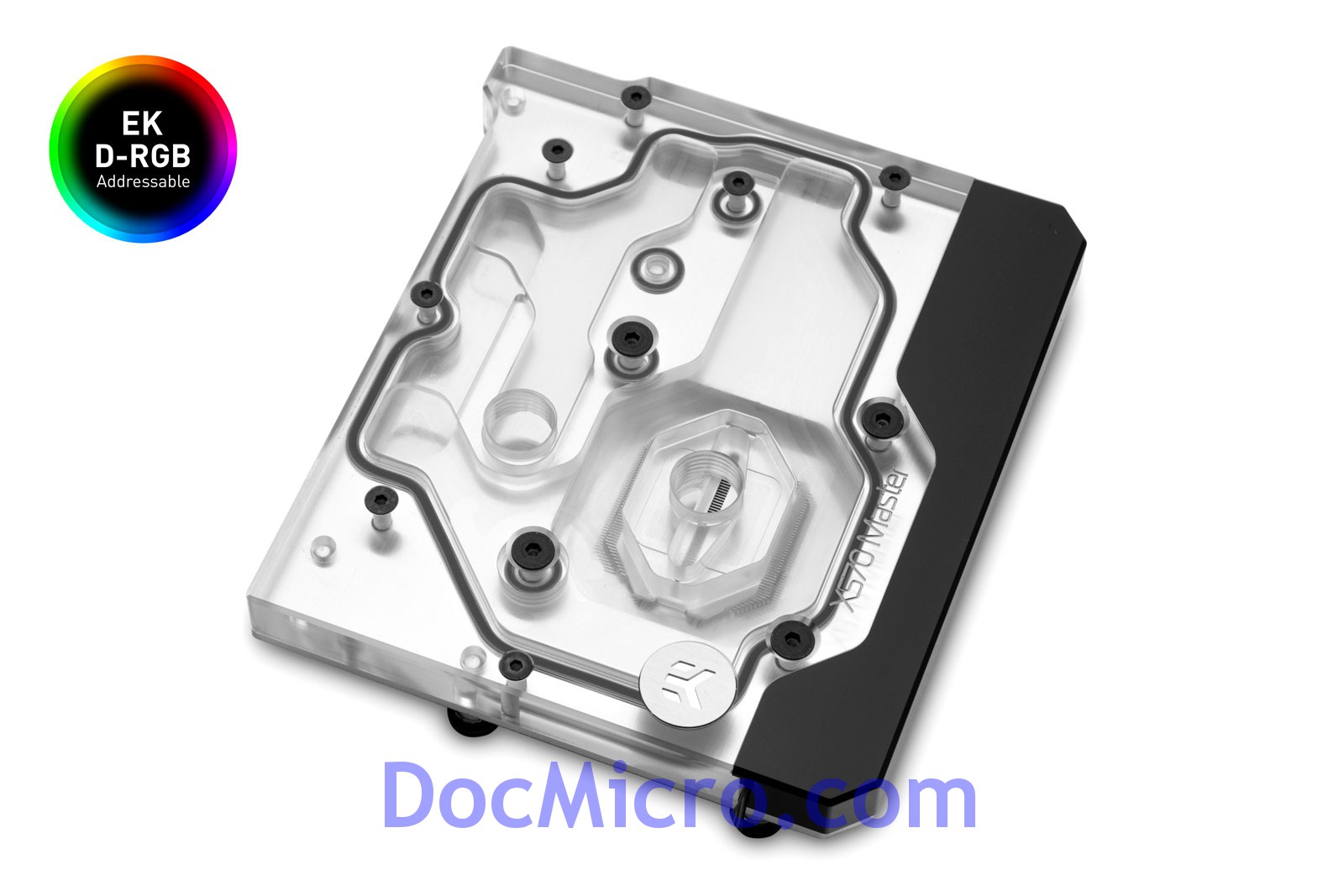 WaterBlock CPU & Mosfets EK-Momentum Aorus X570 Master D-RGB - Nickel ...