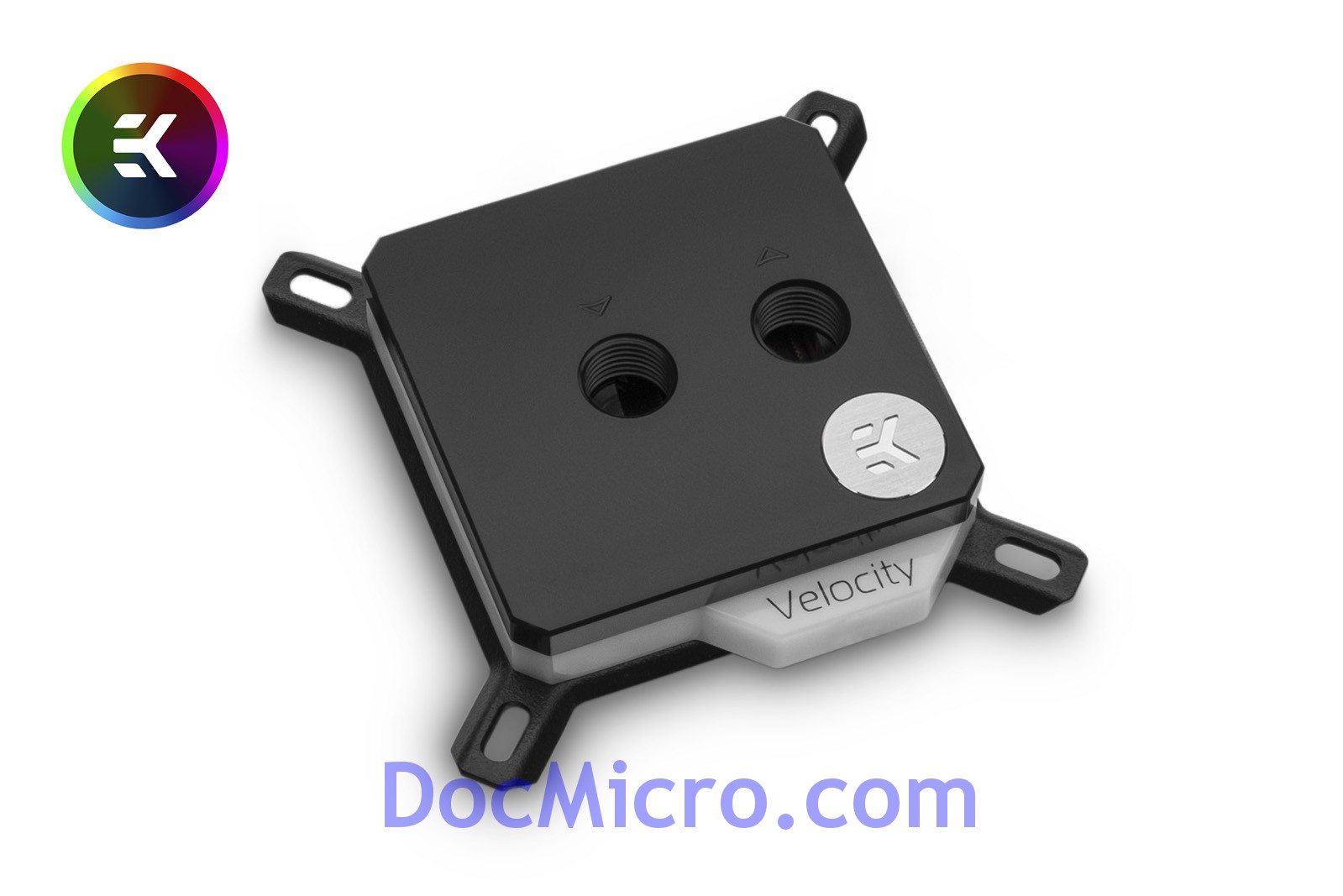 WaterBlock CPU EK-Quantum Velocity D-RGB - Nickel / Acetal - EK Water ...