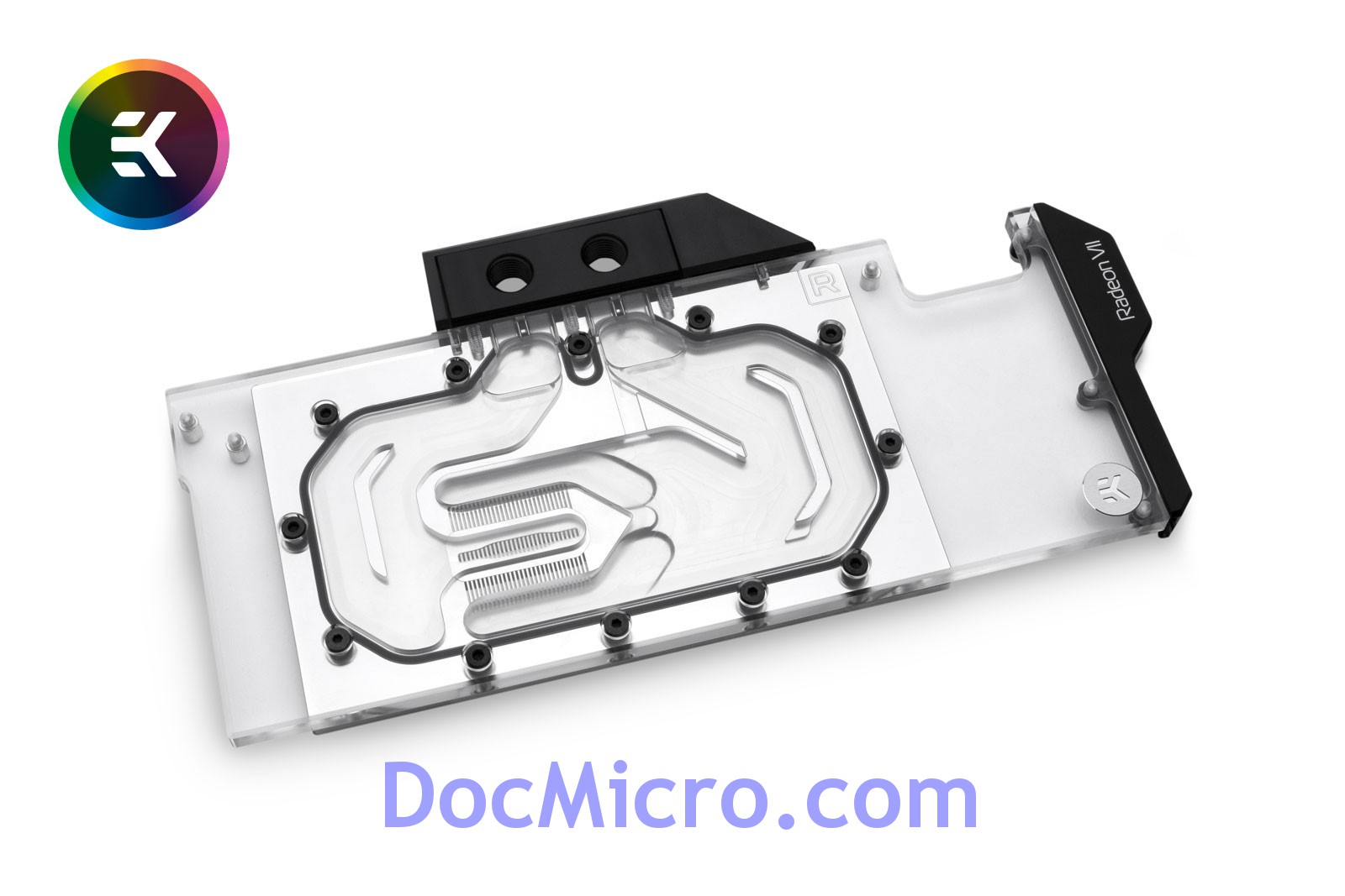 WaterBlock VGA EK-Vector Radeon VII RGB - Nickel / Plexi - EK Water ...
