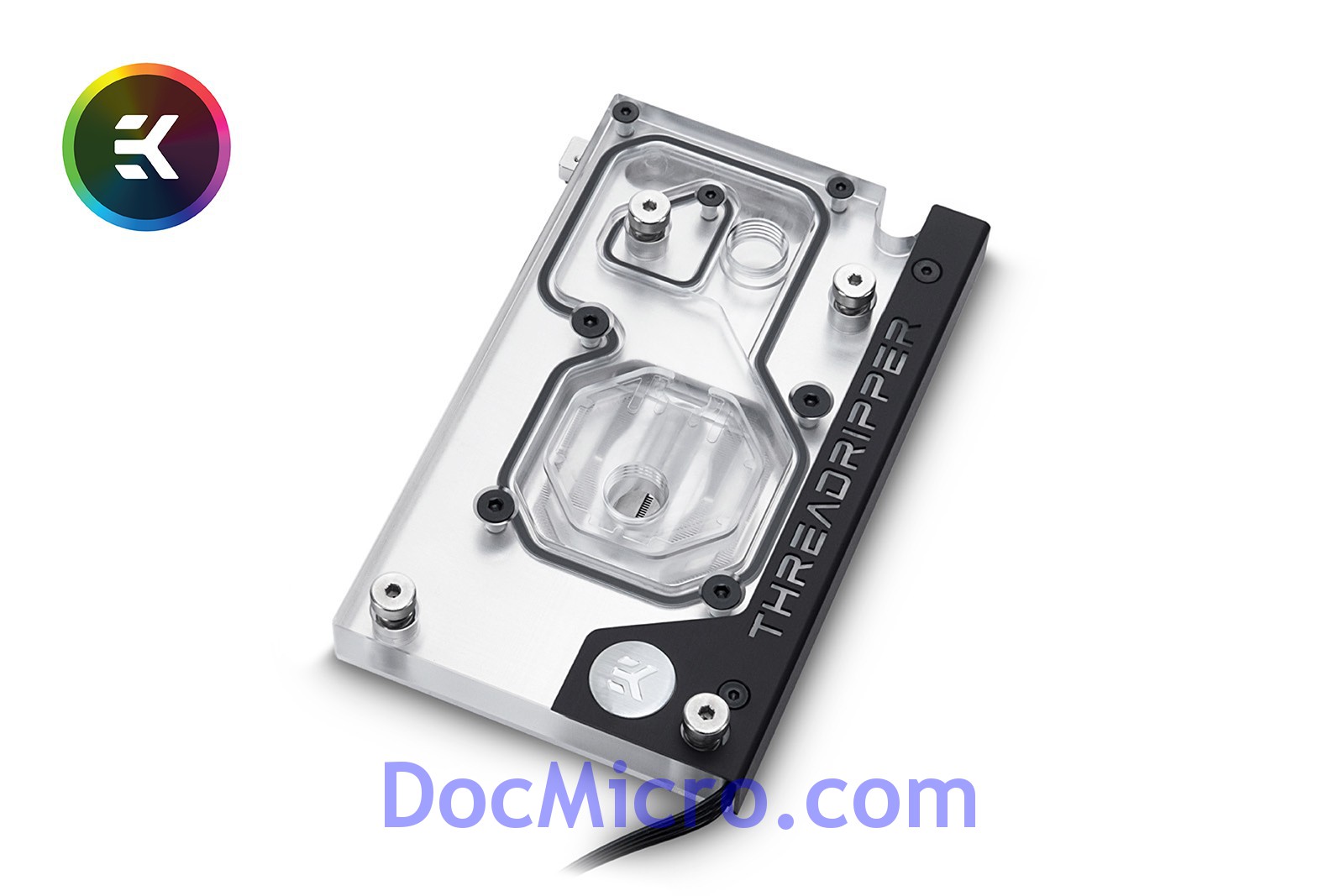 WaterBlock CPU & Mosfets EK-FB MSI X399 GAMING RGB Monoblock - Nickel ...