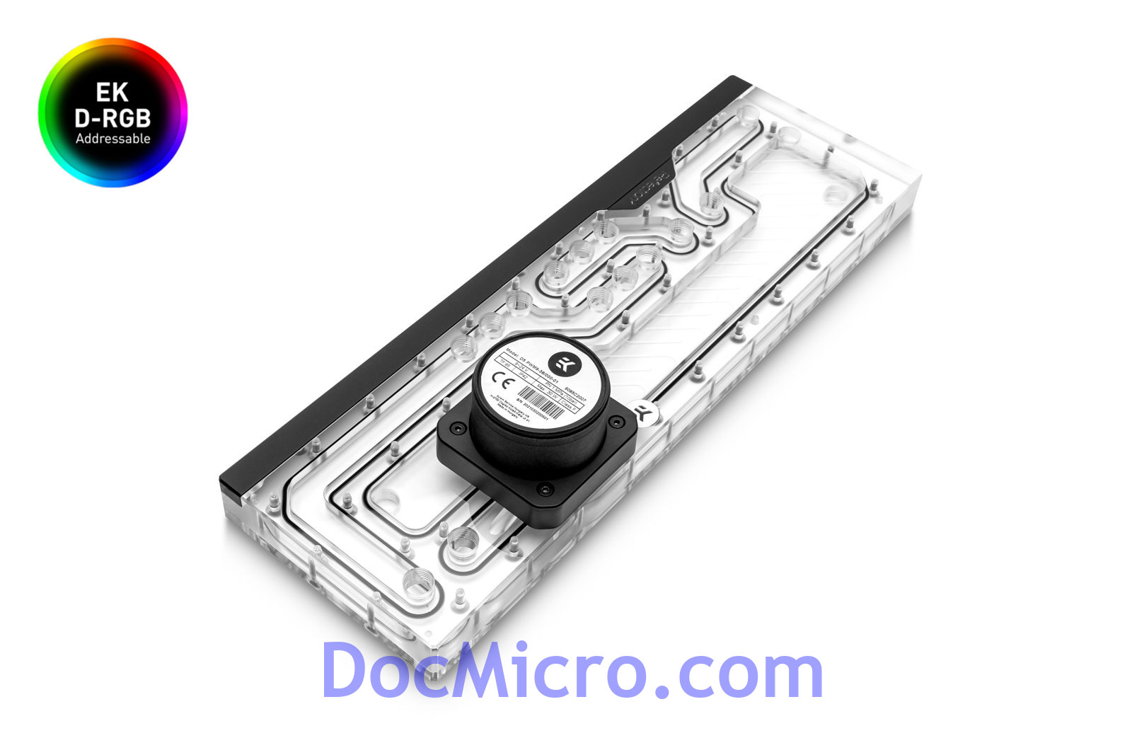 Distributeur EK-Quantum Reflection² ROG Hyperion D5 PWM D-RGB - Plexi - EK Water Blocks ...