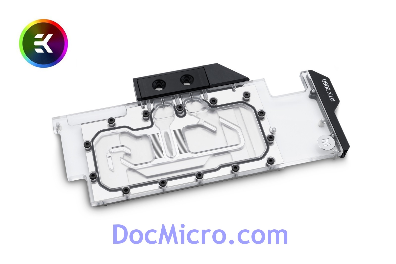 WaterBlock VGA EK-Vector RTX RE RGB - Nickel / Plexi - EK Water Blocks ...